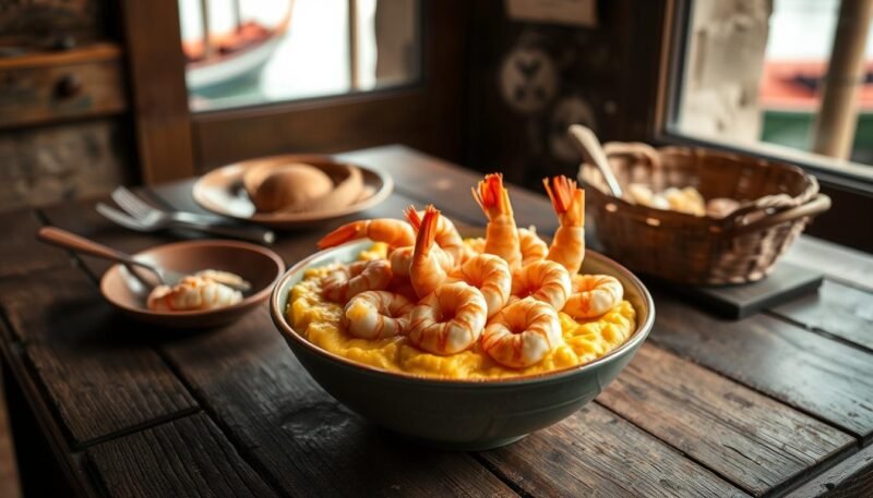 Polenta E Schie: La Ricetta Tradizionale Con Gamberetti Di Laguna