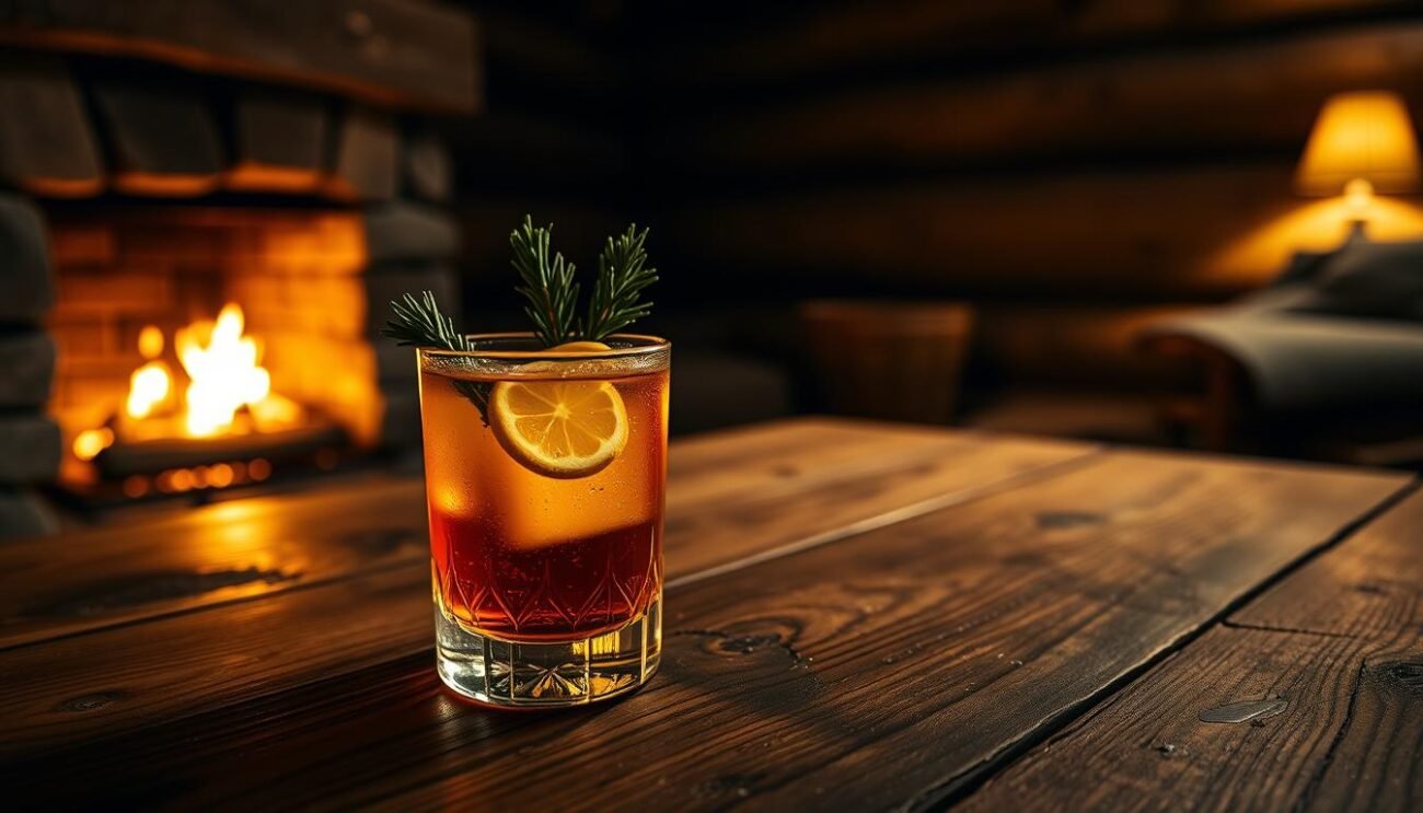 Cocktail Alpino: Grappa Barricata E Sciroppo Di Pino