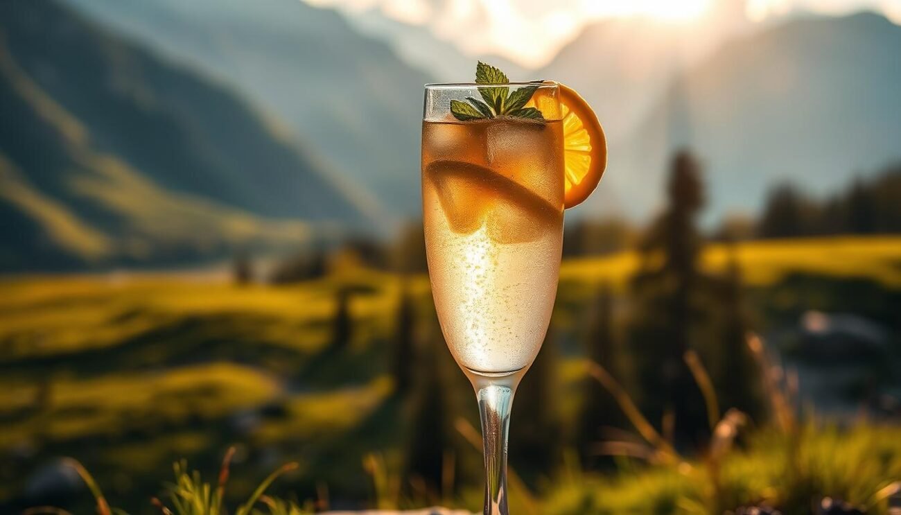 Hugo Alpino: Cocktail Montano Con Prosecco, Menta E Liquore Di Pino Mugo