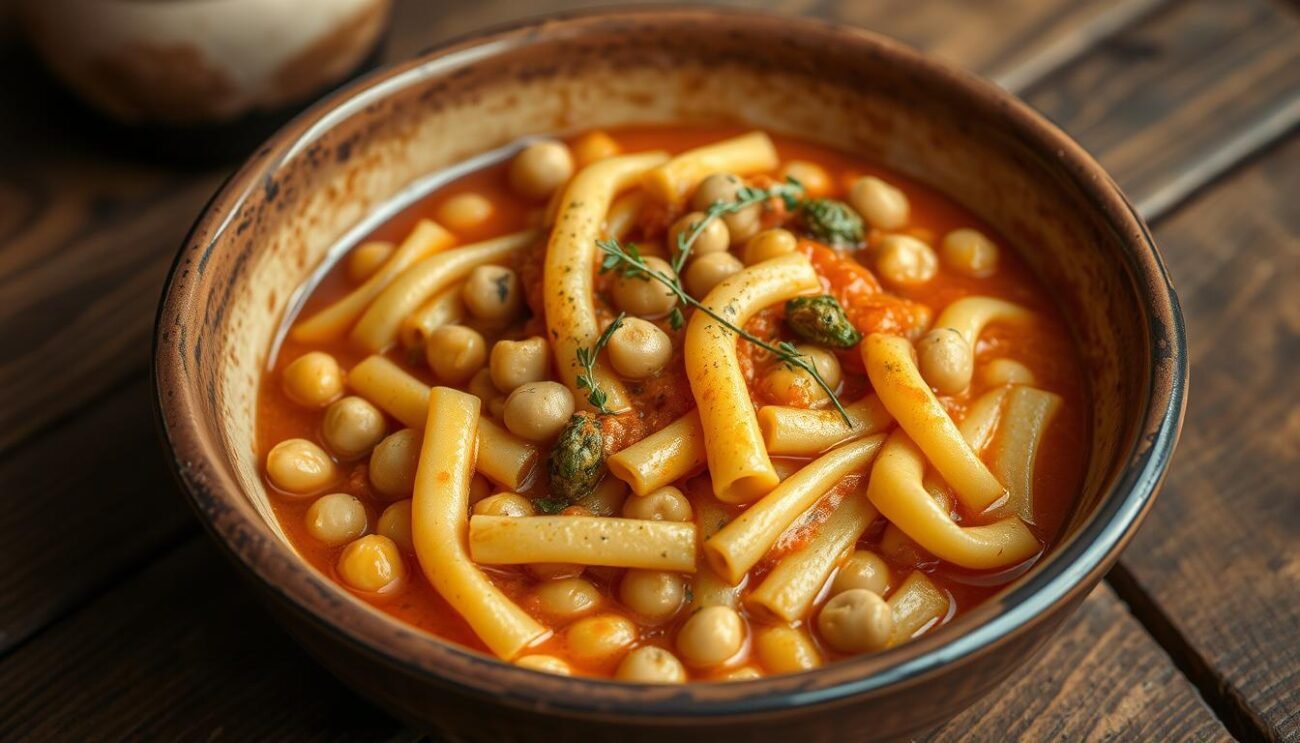 Ciceri E Tria Salentina Con Ceci E Pasta Fritta: La Ricetta Antica Pugliese
